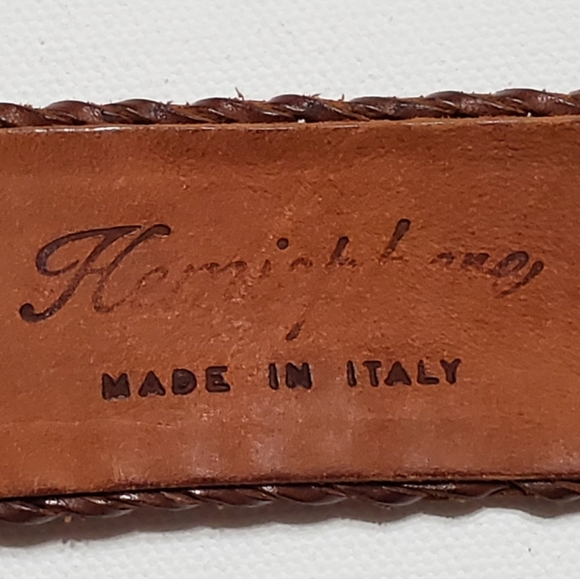Hemisphere | Accessories | Vintage Italy Brown Leather Belt | Poshmark